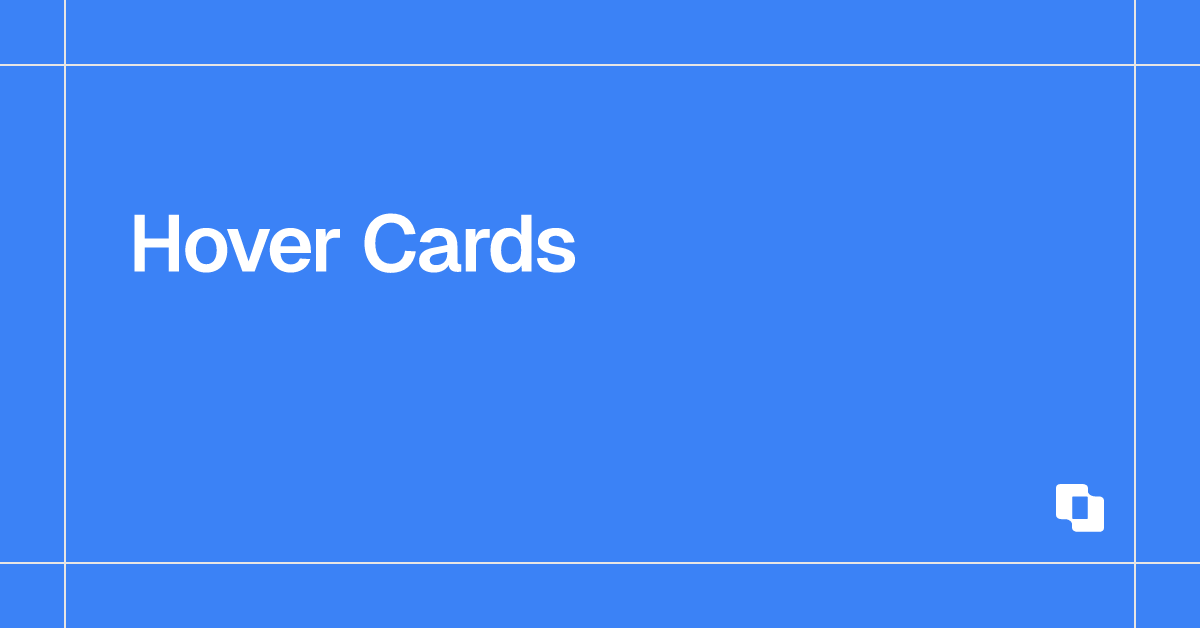Hover Cards | UI Layouts